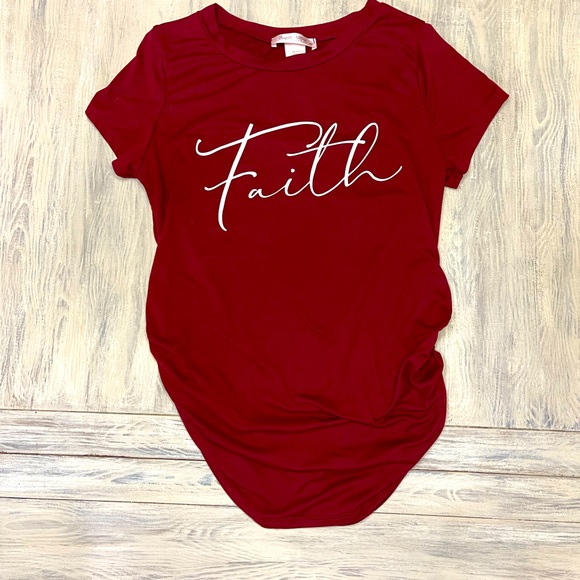 Tops | Sugar Stitch Faith Top | Poshmark